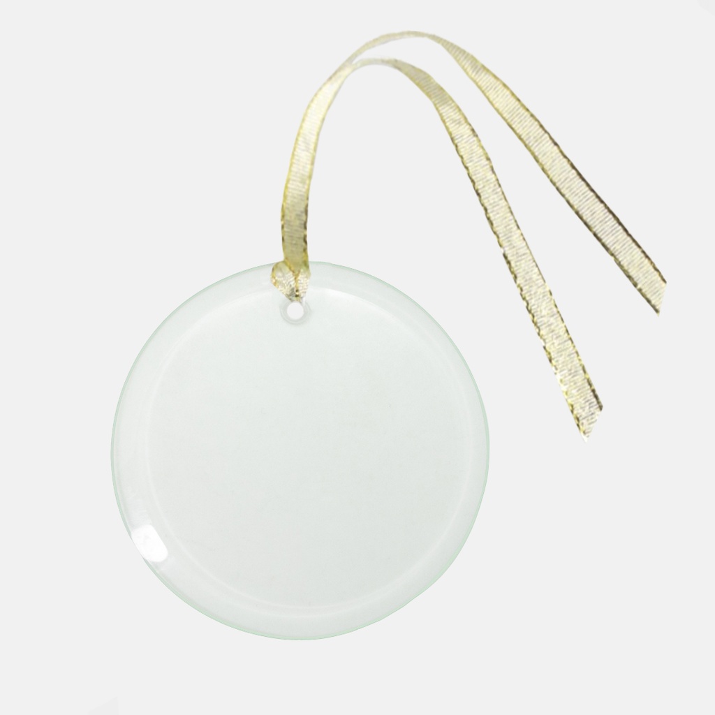 Ornament - Clear Glass (Round) | Printed Mint